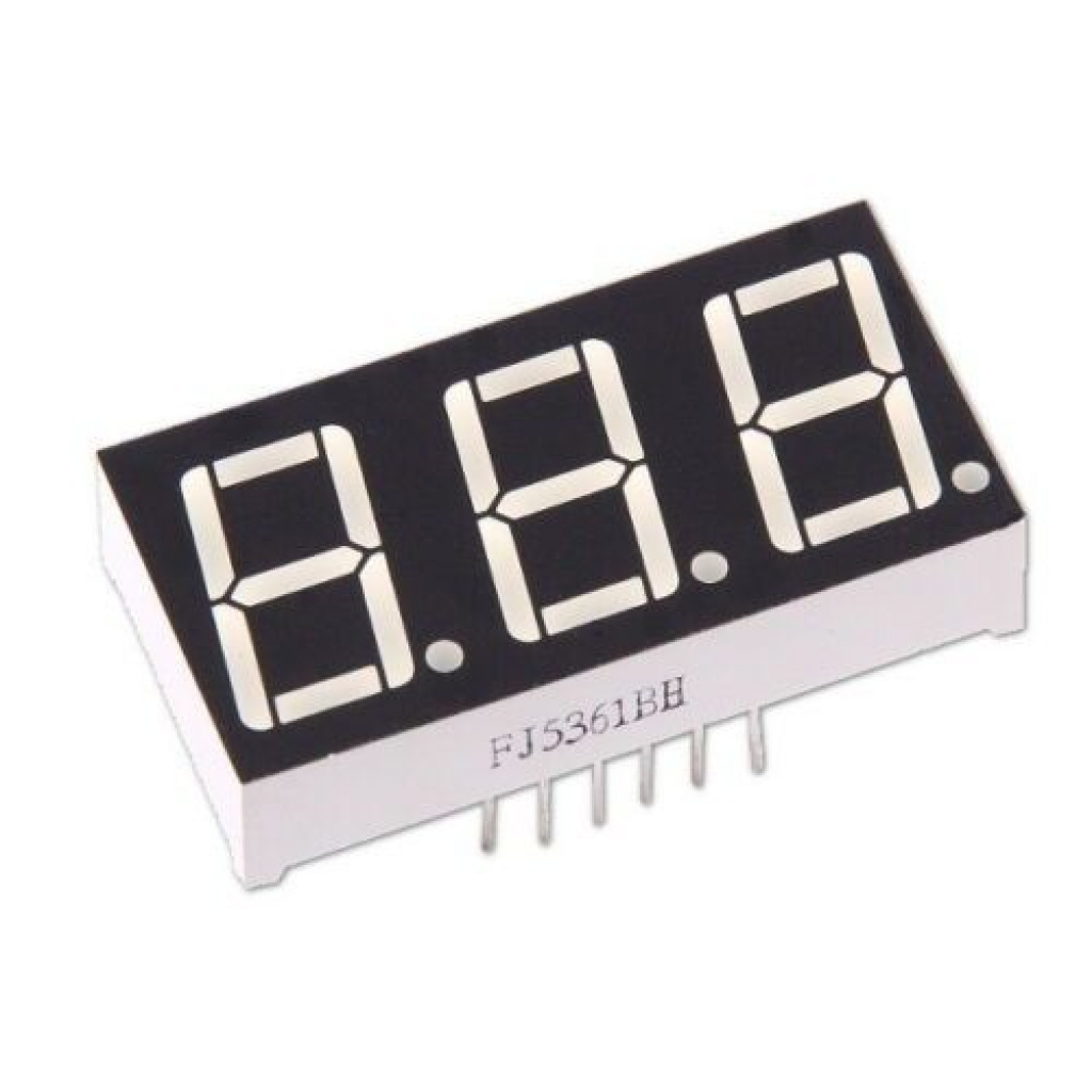 5631AS 0.56 inch 3 digit 7 segment Common cathode Red Led displa ...